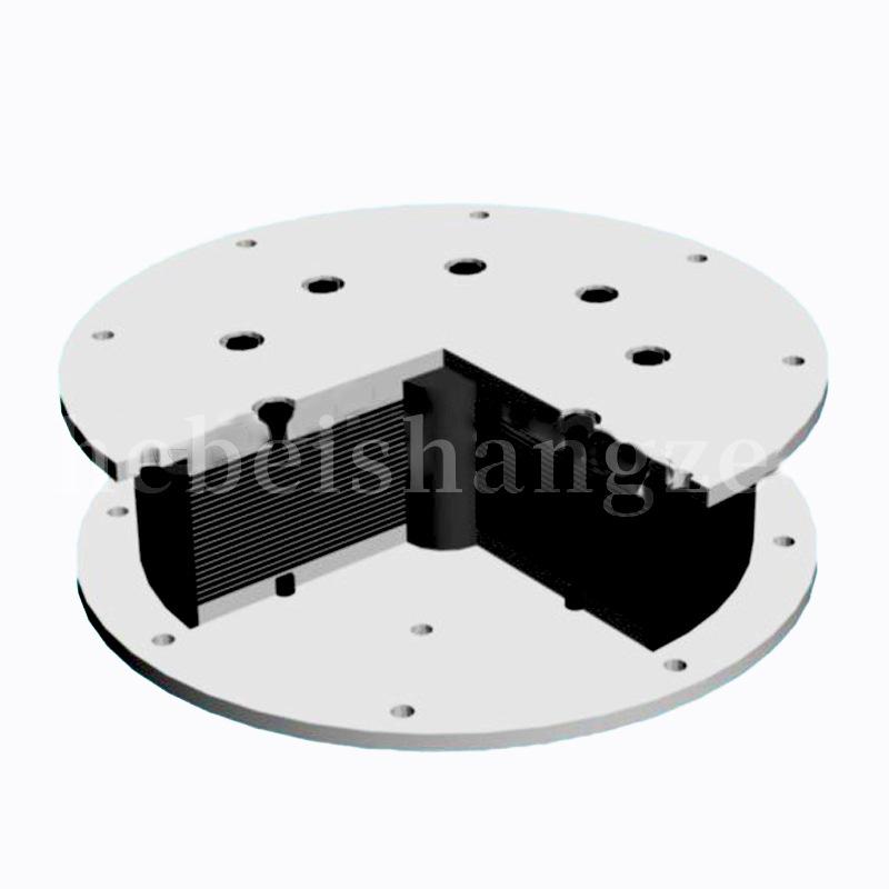 High damping building isolation rubber bearing