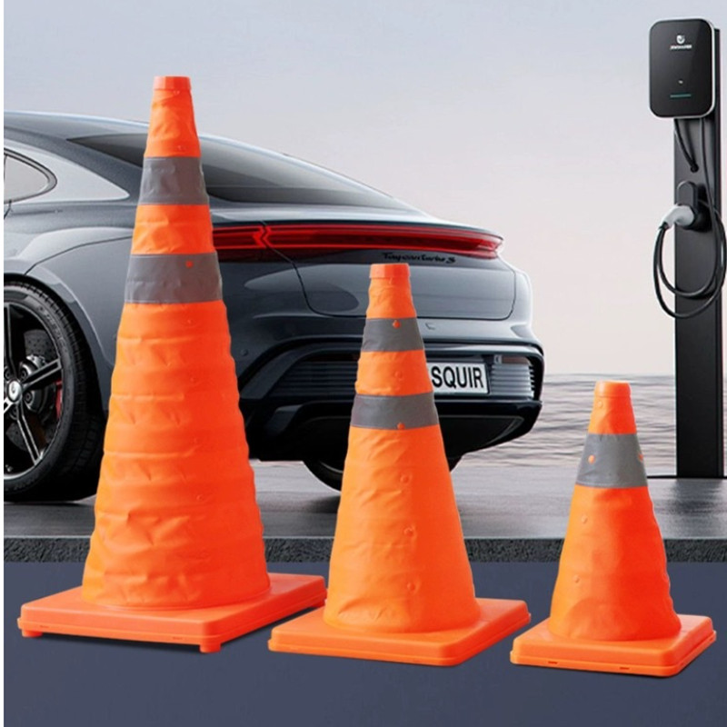 Reflective Safety Folding Collapsible Traffic Road Cones Foldable ...