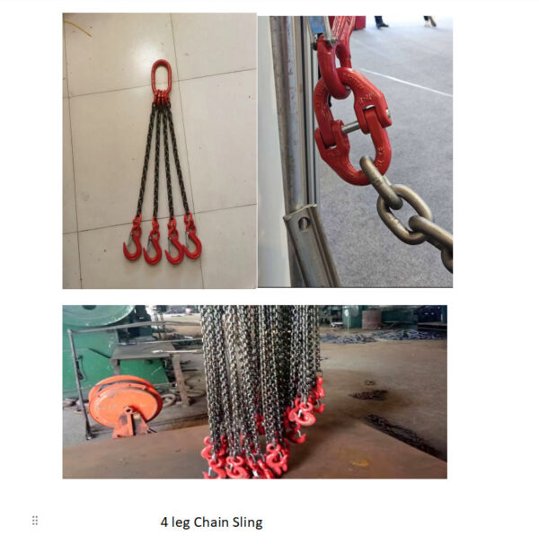 Chain Sling with End Hooks 6-42 mm Diameter Chain Sling - Hebei Shangze ...