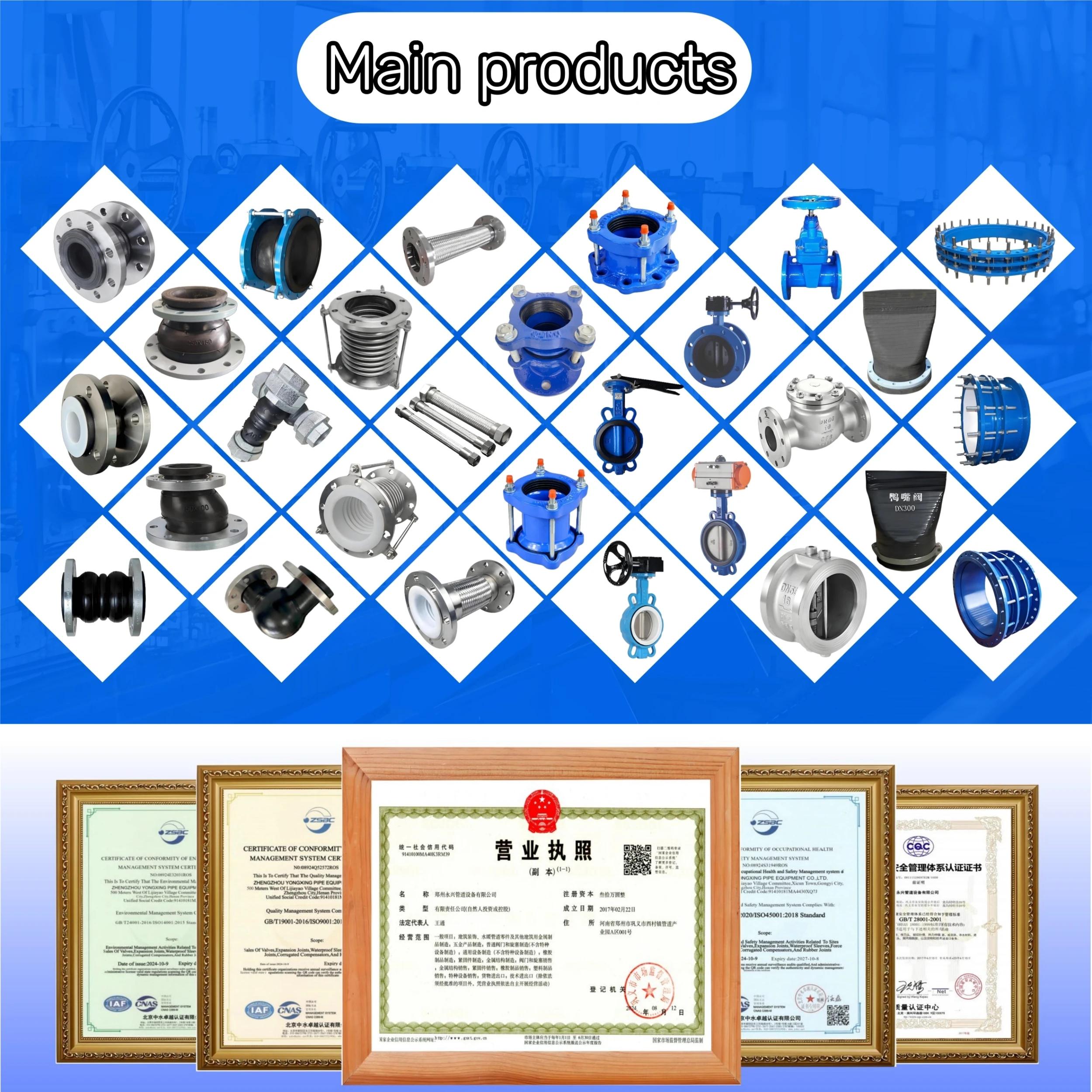 BSPT Standard DN50 Flexible Union Type Threaded Rubber Expansion Joint ...