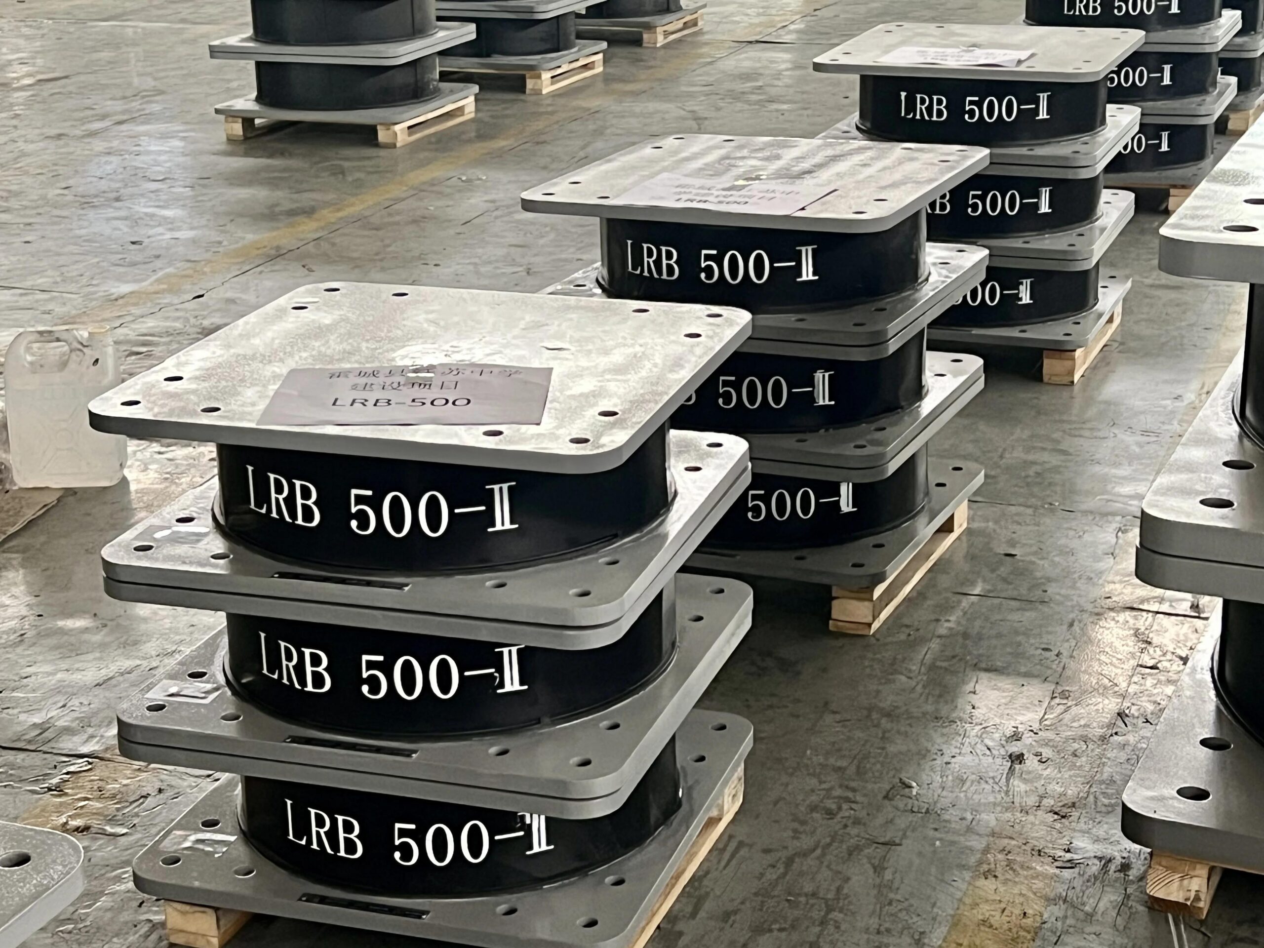 Building Isolation Rubber Bearing Seismic Support Corridor Friction ...