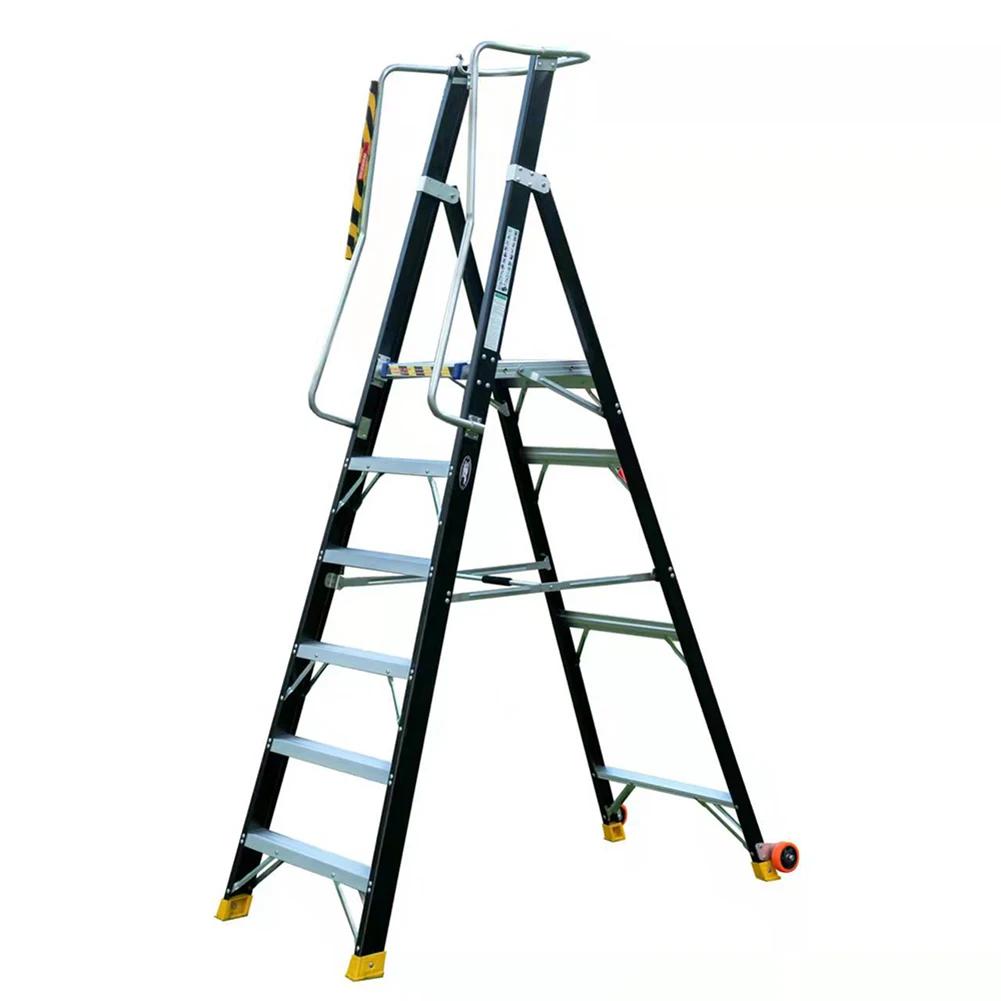 FRP Platform Ladder Folding Collapsible Fibreglass Podium Fiberglass ...