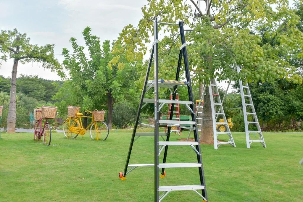 FRP Platform Ladder Folding Collapsible Fibreglass Podium Fiberglass ...