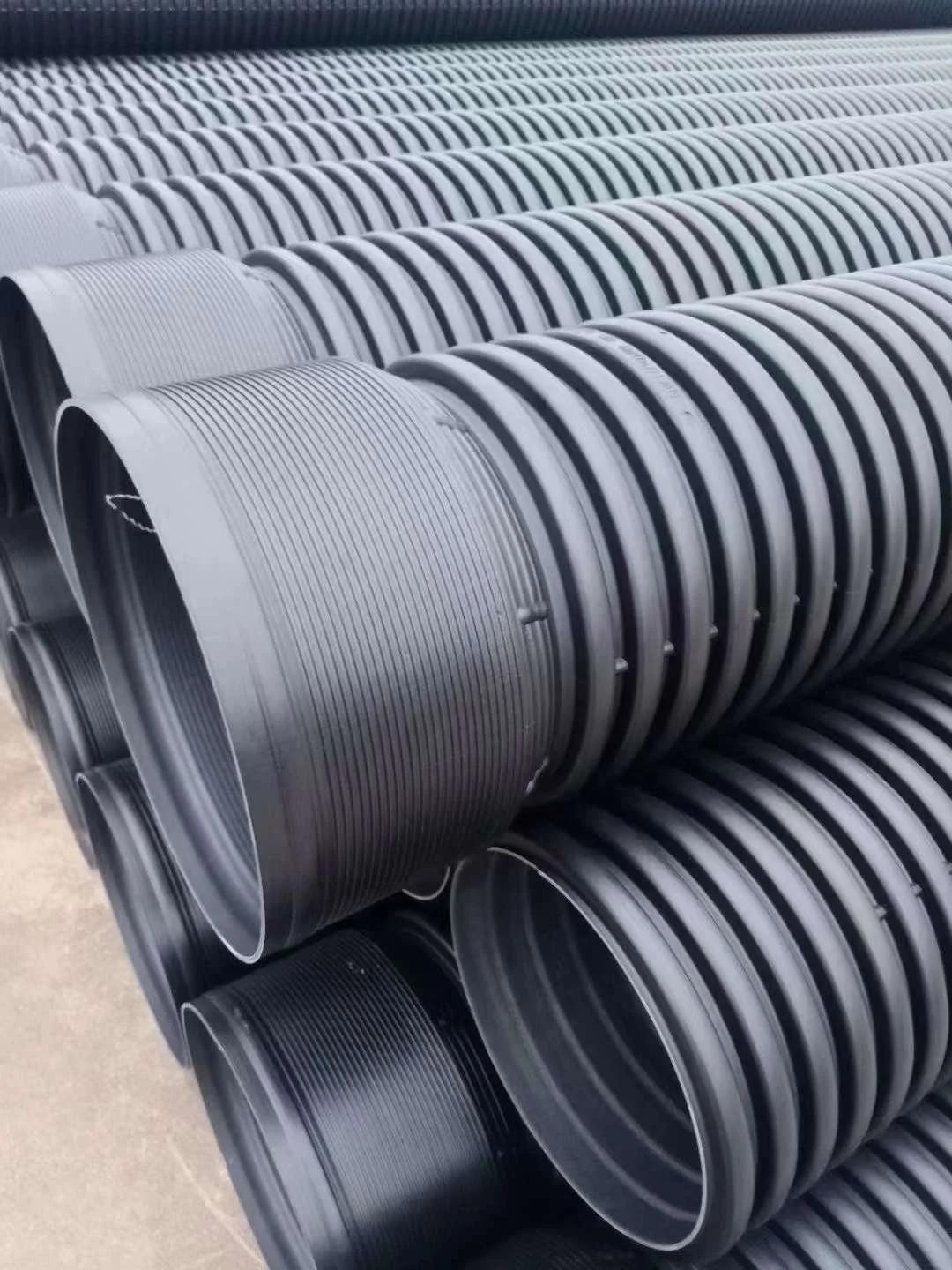 HDPE Double Wall Corrugated PE Drainage Pipe Hdpe Plastic Culvert Pipe - Hebei Shangze Rubber ...