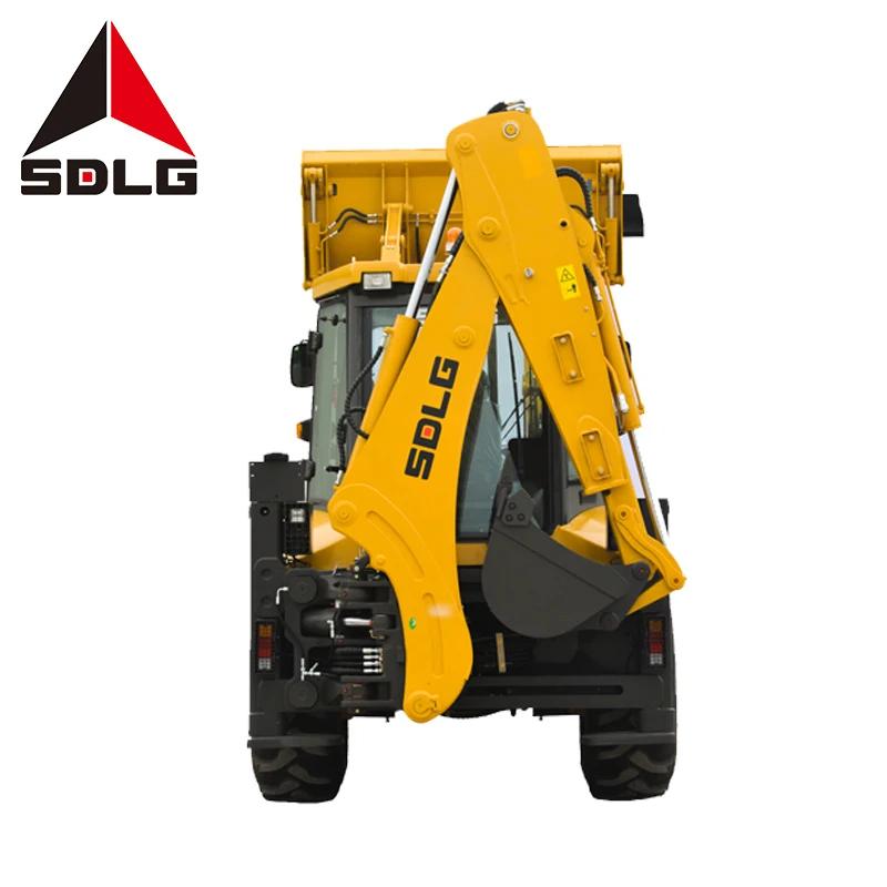 SDLG New Design China 4 Wheel Drive New Backhoe Digger Mini Wheel ...